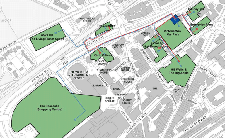 Interactive Energy Map for Woking Town Centre - ThamesWey